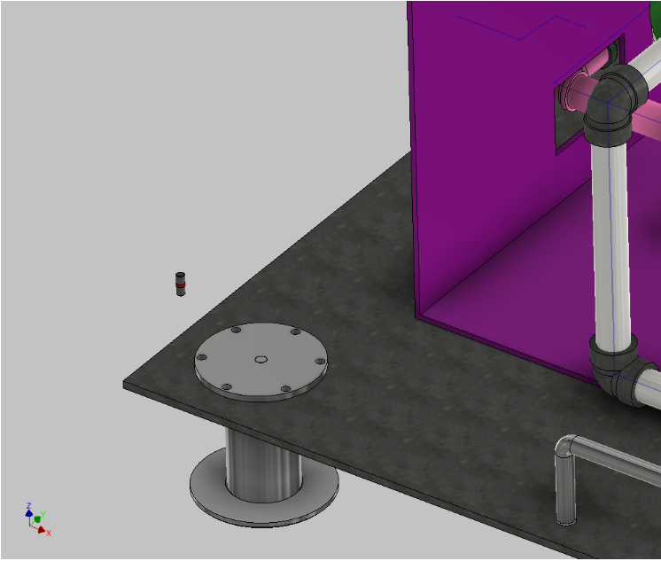 אילוץ Insert - TeamCAD