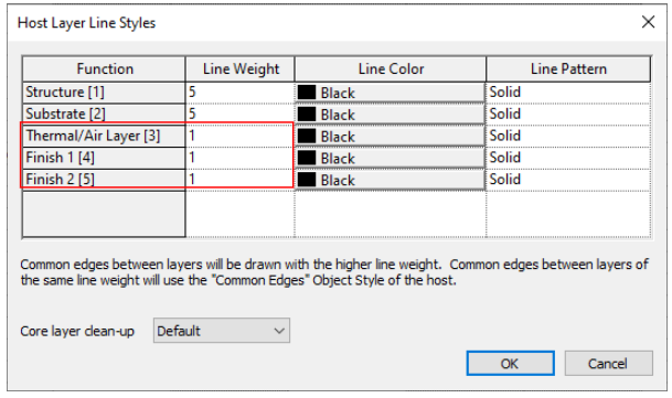עובי קו בשכבות הקיר ב- REVIT - TeamCAD